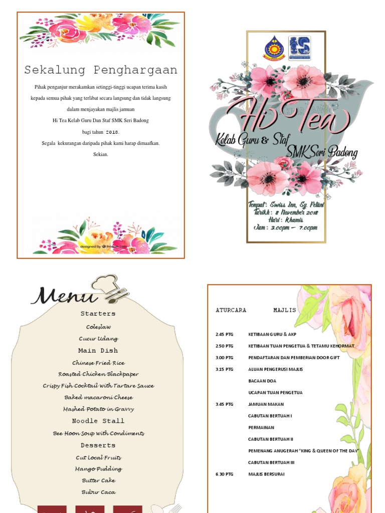 Buku Program Jamuan Akhir Tahun | PDF