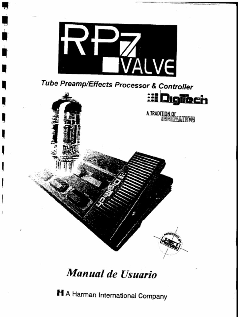 Digitech RP7 - Manual de Usuario PDF | PDF