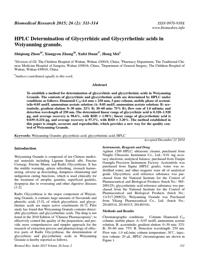 Ppa Secara HPLC | PDF | High Performance Liquid Chromatography ...