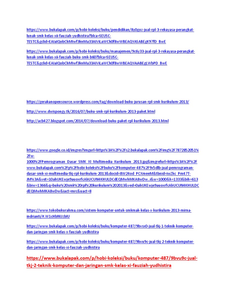 Buku RPL Dan TKJ | PDF | Komputer