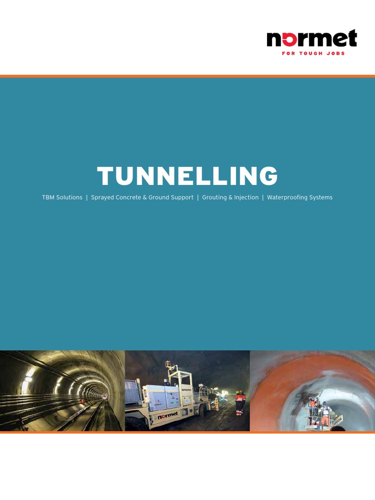 Tunnelling: TBM Solutions - Sprayed Concrete & Ground Support ...