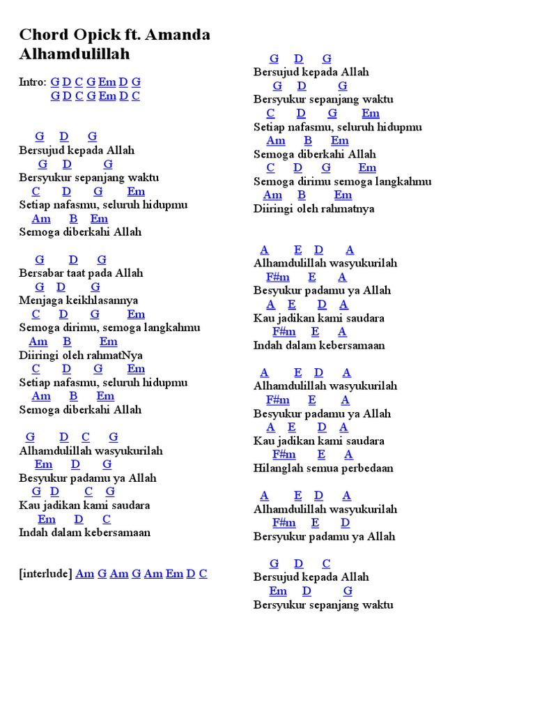 Chord Opick FT | PDF