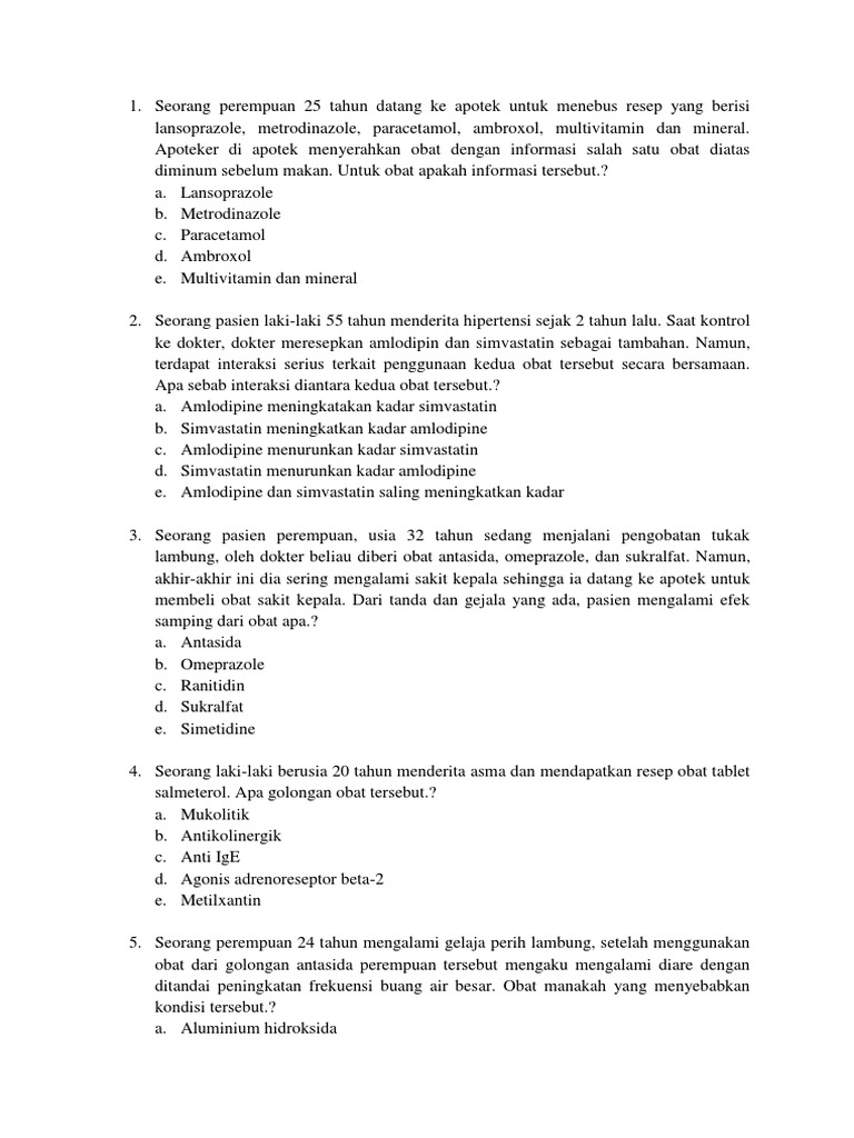 Soal UNPAD | PDF