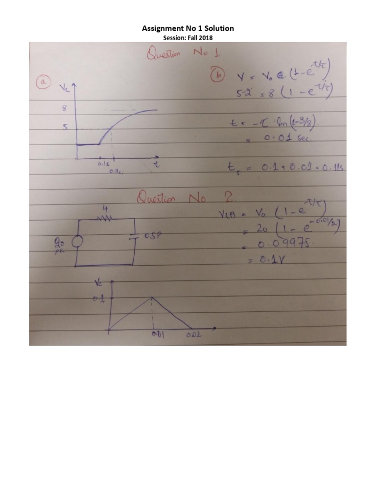 Assignment 1 Solution Pdf
