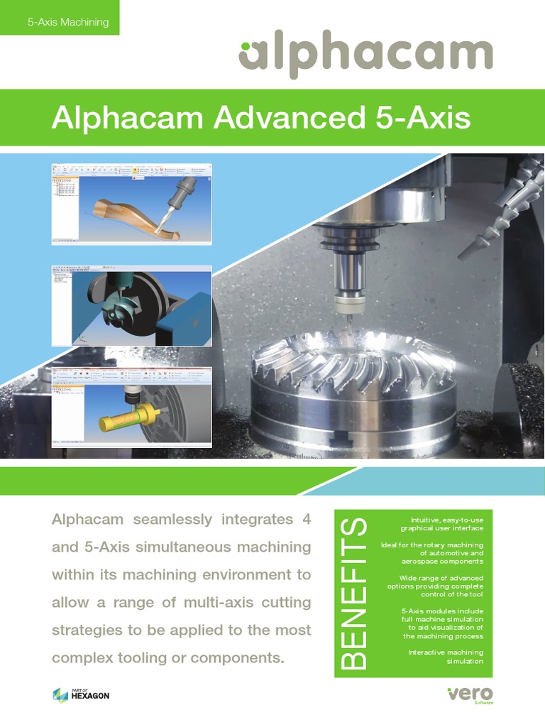 Alphacam 5 Axis | PDF | Machining | Metalworking