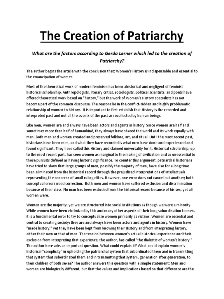 Philosophy Assignment | PDF | Patriarchy | Visual Perception