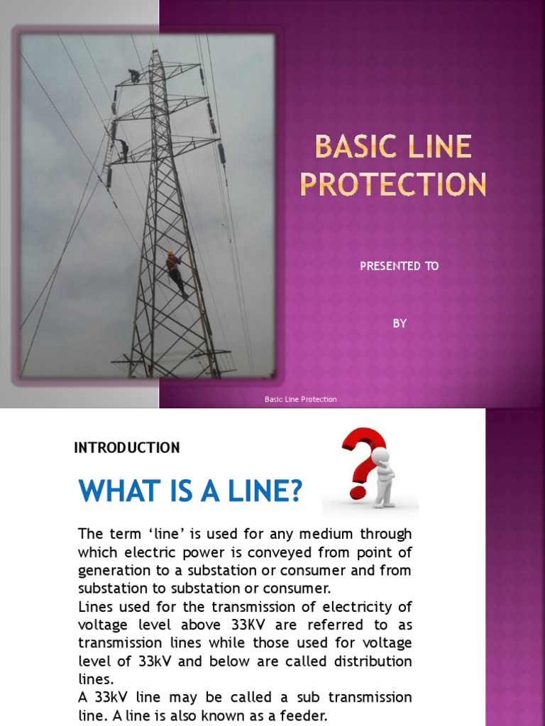 Transmission Line Protection Overview | PDF | Electric Power ...