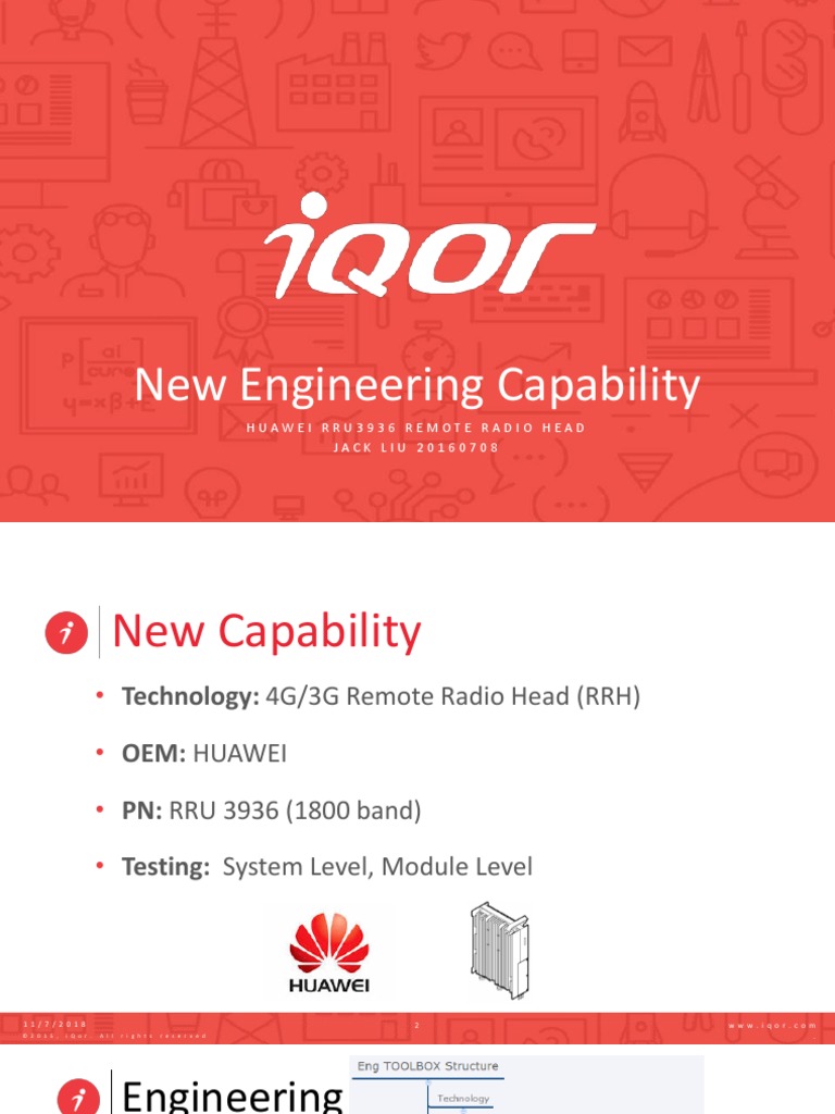 New Capability Announcement RRH HUAWEI 20160708 | PDF | Field Effect ...