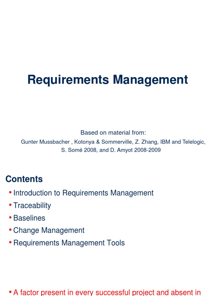 Requirements Management Guide | PDF | Databases | Business Process