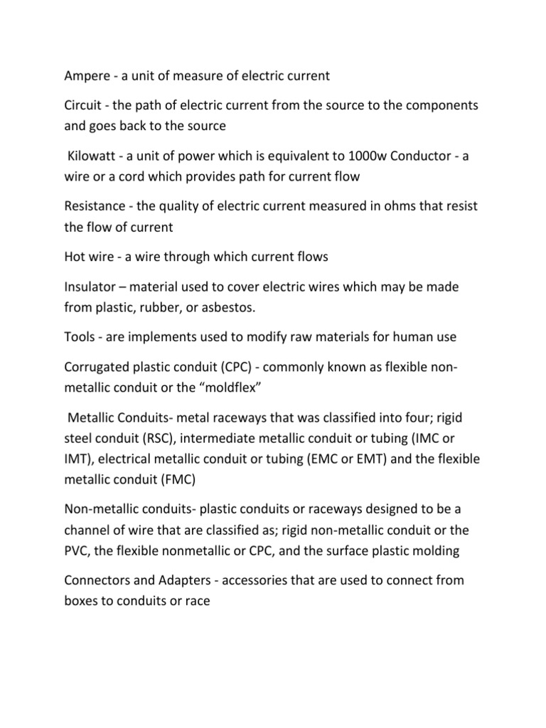 TLE | PDF | Electrical Wiring | Wire