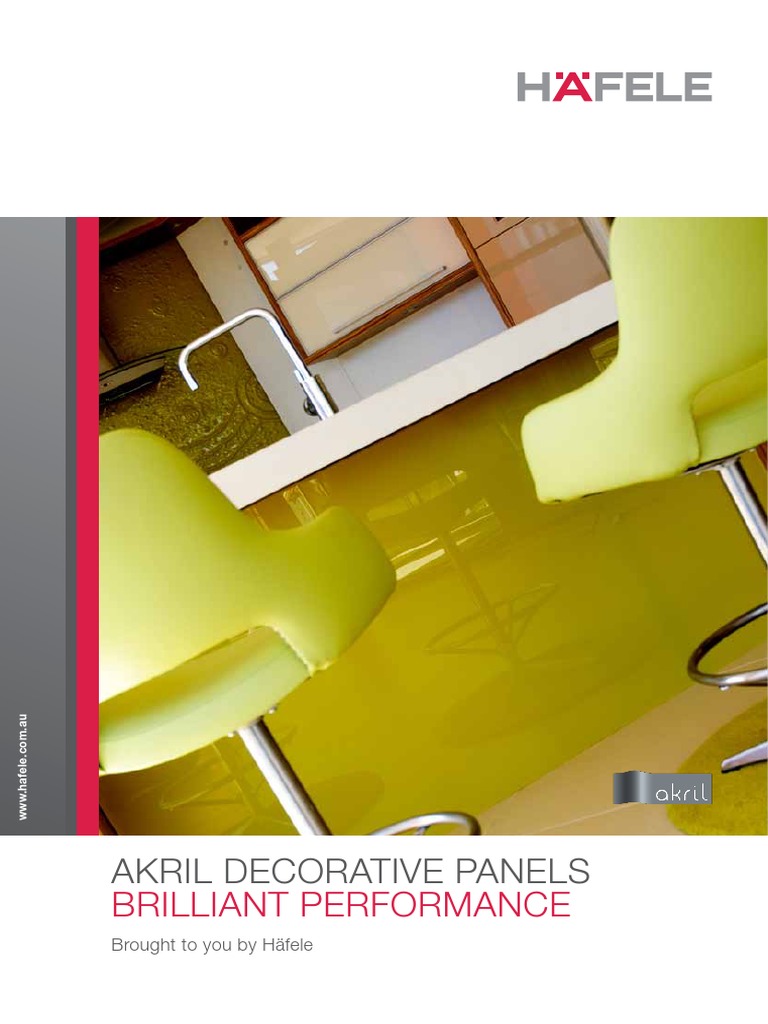 Akril Decorative Panels: Brilliant Performance | PDF | Glasses | Paint