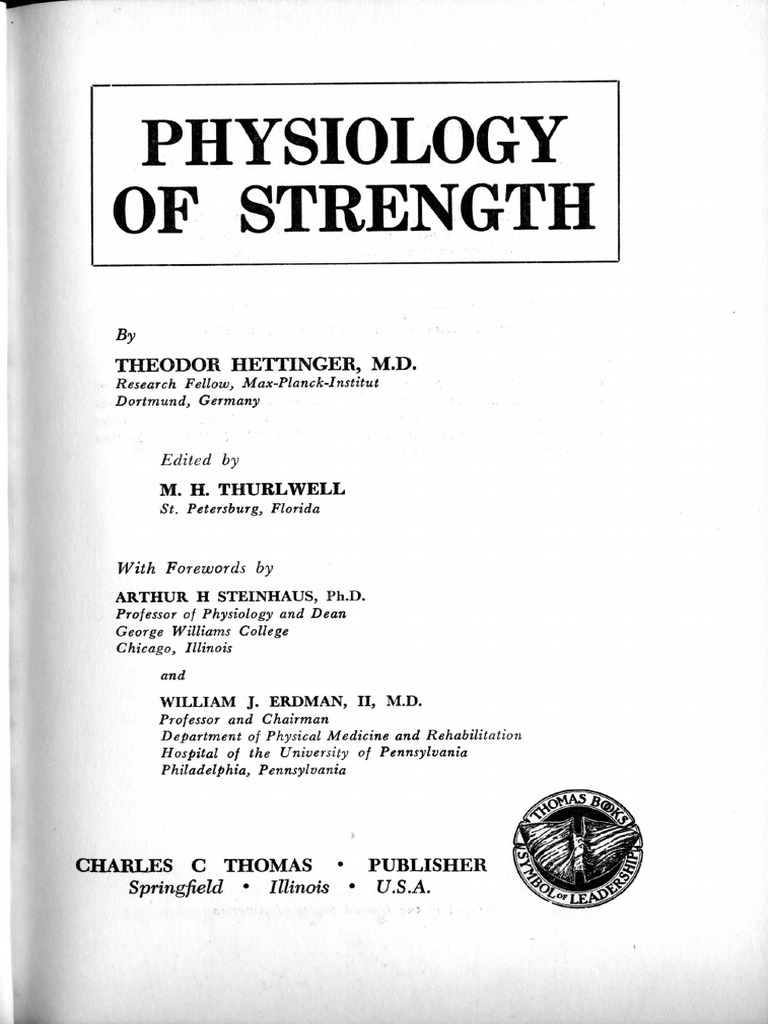 The Physiology of Strength PDF | PDF