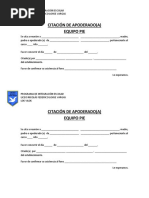 Formato Citación de Apoderado | PDF