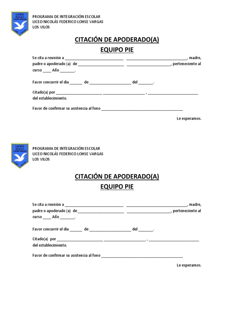 Citación de Apoderado | PDF