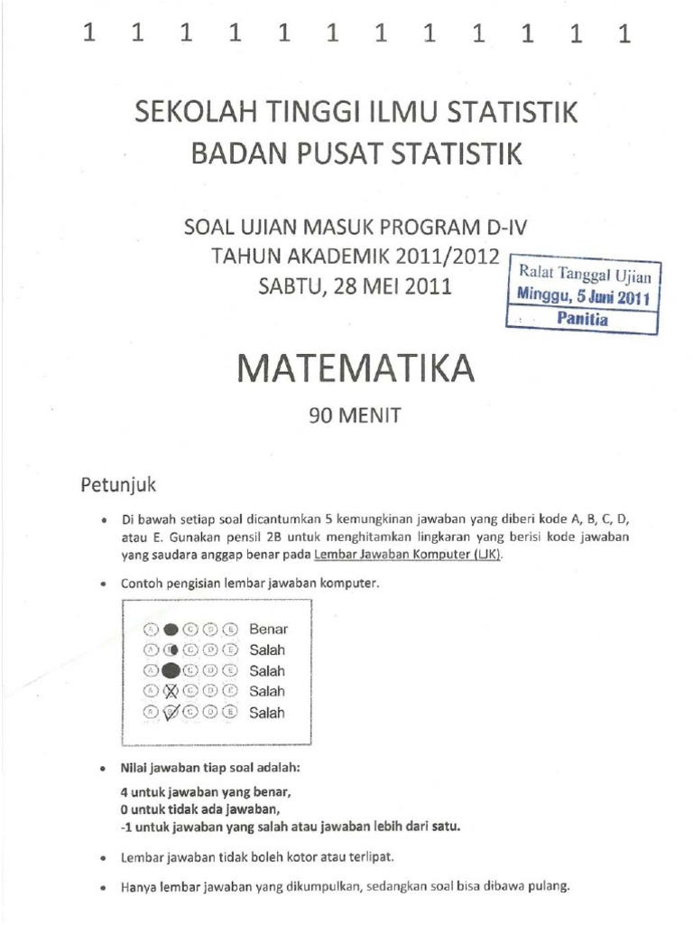 1 Matematika 2011 Pdf Pdf Seni Disiplin Bahasa Griya Taman