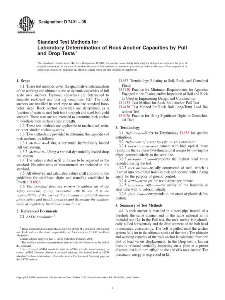 Astm D979 12 PDF | PDF | Anchor | Screw