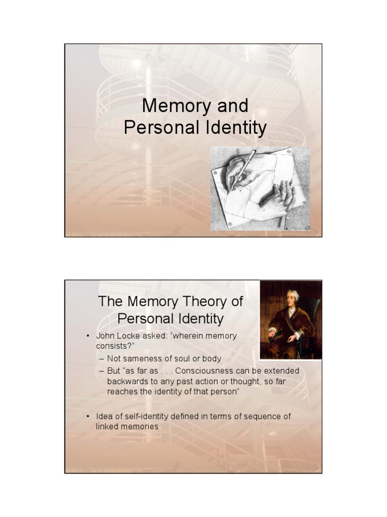 Memory and Personal Identity | PDF | Amnesia | Memory