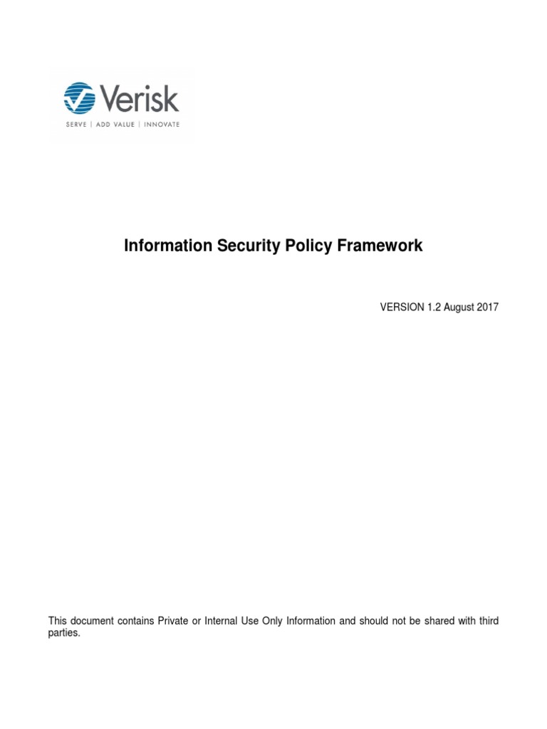 Information Security Policy Framework | PDF | Information Security ...