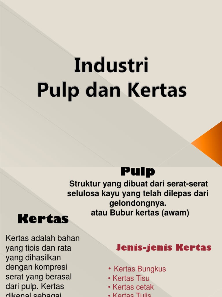 Sejarah dan Jenis Kertas Pulp | PDF | Griya & Taman | Seni