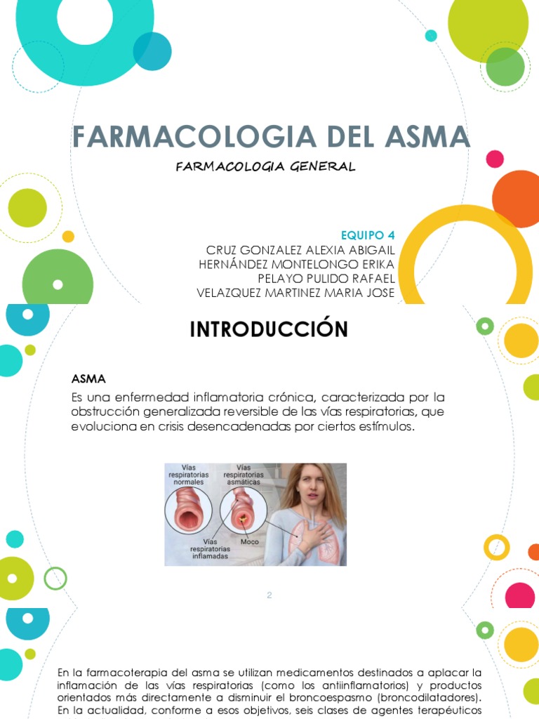 Farmacologia Del Asma | PDF | Asma | Inflamación