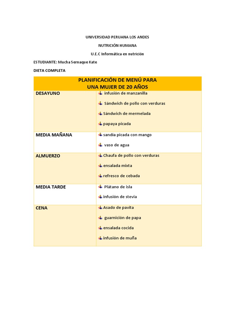 Dieta Completa | PDF