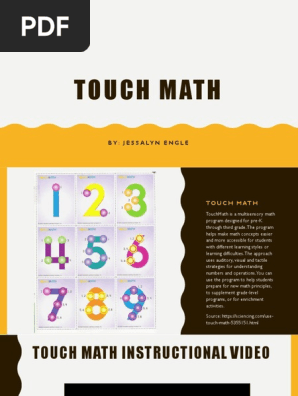 Touchmath Touch Math Cards – Paths To Literacy