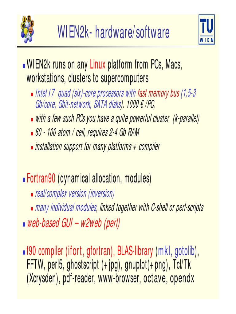WIEN2k Installation | PDF | Multi Core Processor | Personal Computers