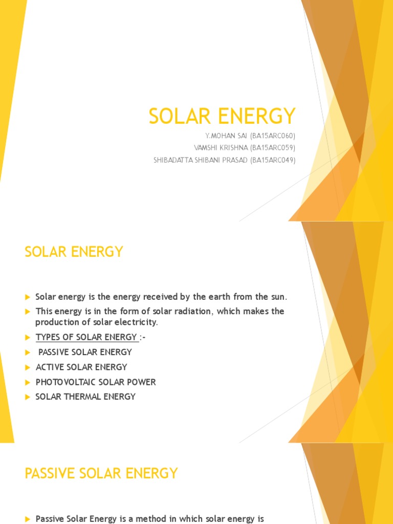 Solar Energy | PDF | Solar Energy | Solar Power