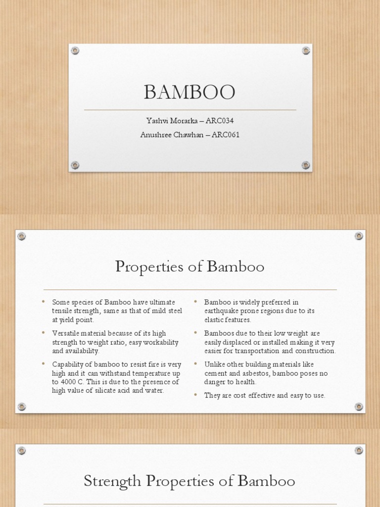 Bamboo PDF | PDF | Framing (Construction) | Bamboo