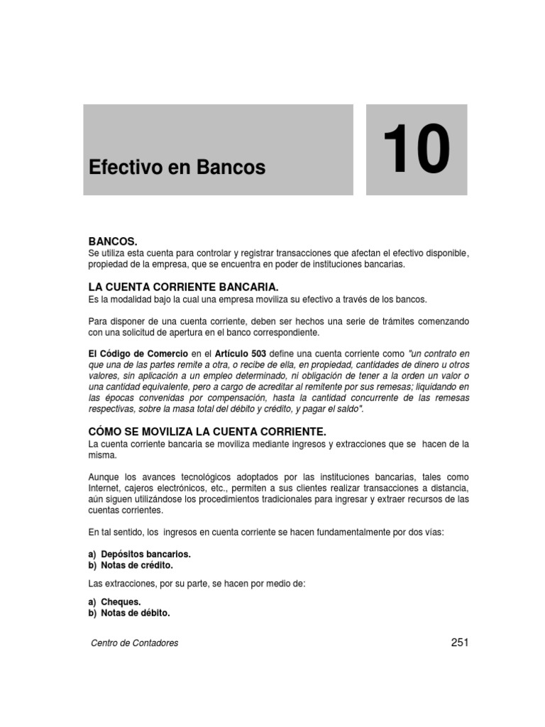 Tema10 PDF | PDF | Cheque | Bancos