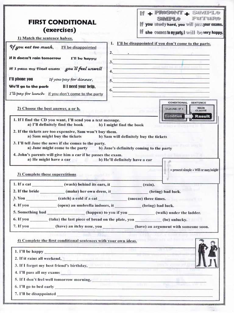 First Condicional (Teoria y Ejercicios) (Javier) 062 PDF | PDF
