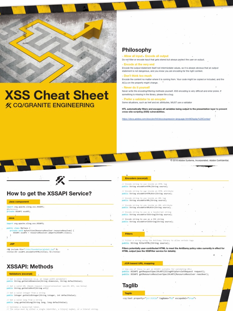 Xss Cheat Sheet 2016 | PDF | Html Element | Parameter (Computer Programming)