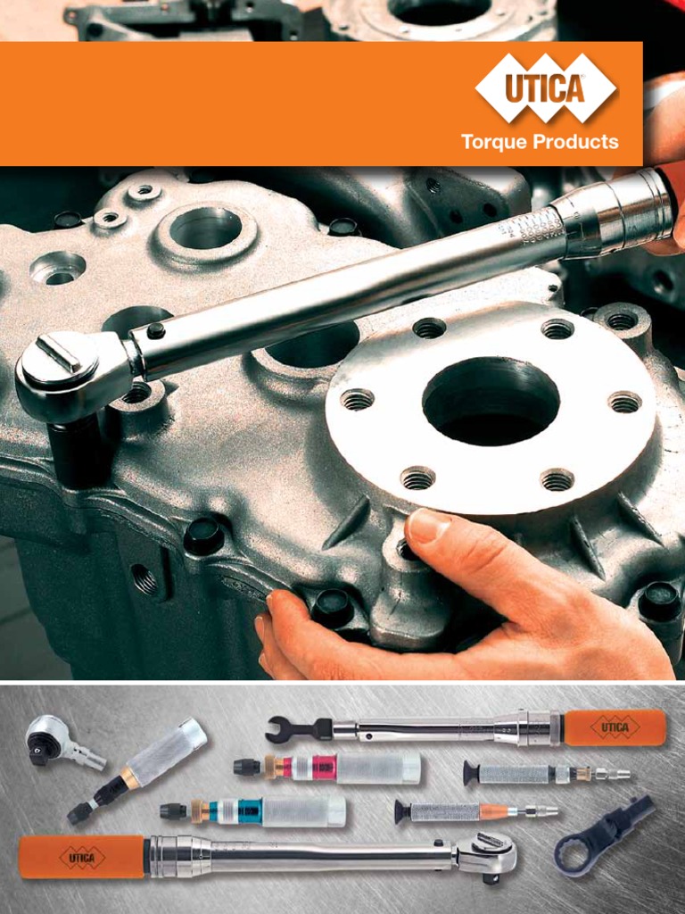 Utica Torque Products - 2012 Catalog | PDF | Screw | Calibration