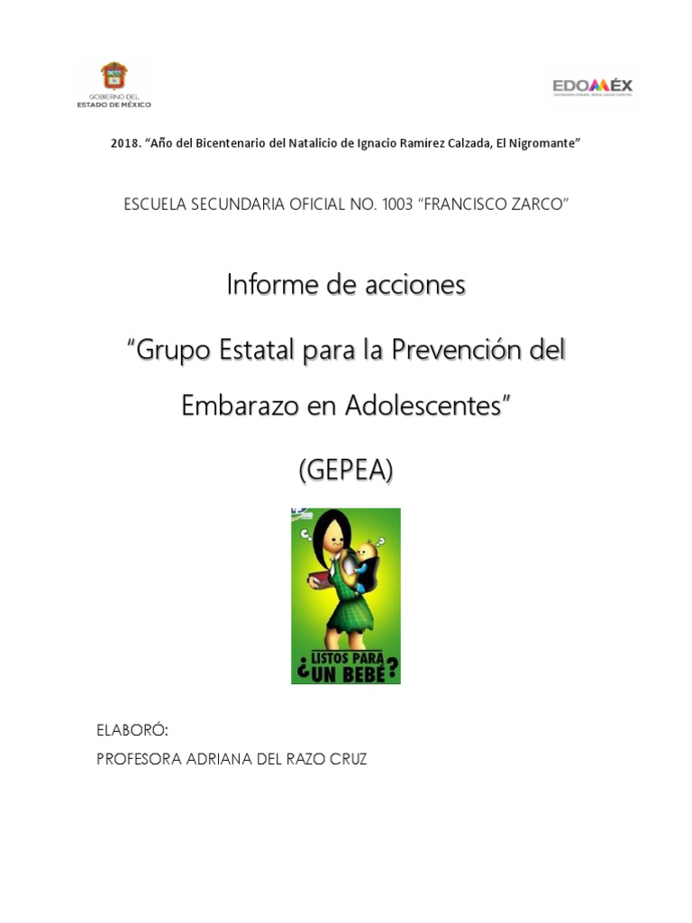 Informe GEPEA: Acciones de Septiembre | PDF