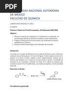 Organica 3 Práctica 2. Síntesis de Pirroles. Obtención Del 1-Fenil-2,5 ...