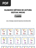 Micho Metodo de Lectura Castellana No 1 Edicion Completa | PDF