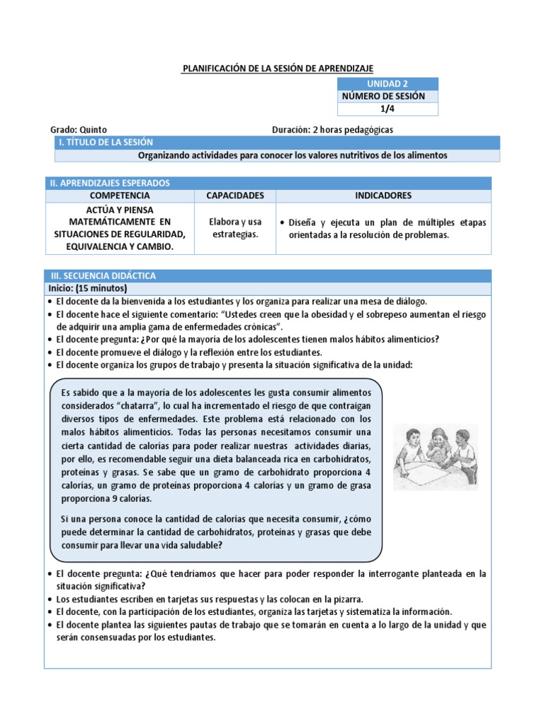 Mat5-U2-Sesion 01 | PDF | Obesidad | Bienestar