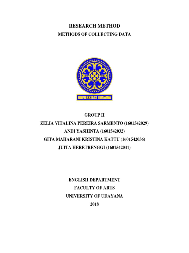 Method of Collecting Data | Download Free PDF | Survey Methodology ...