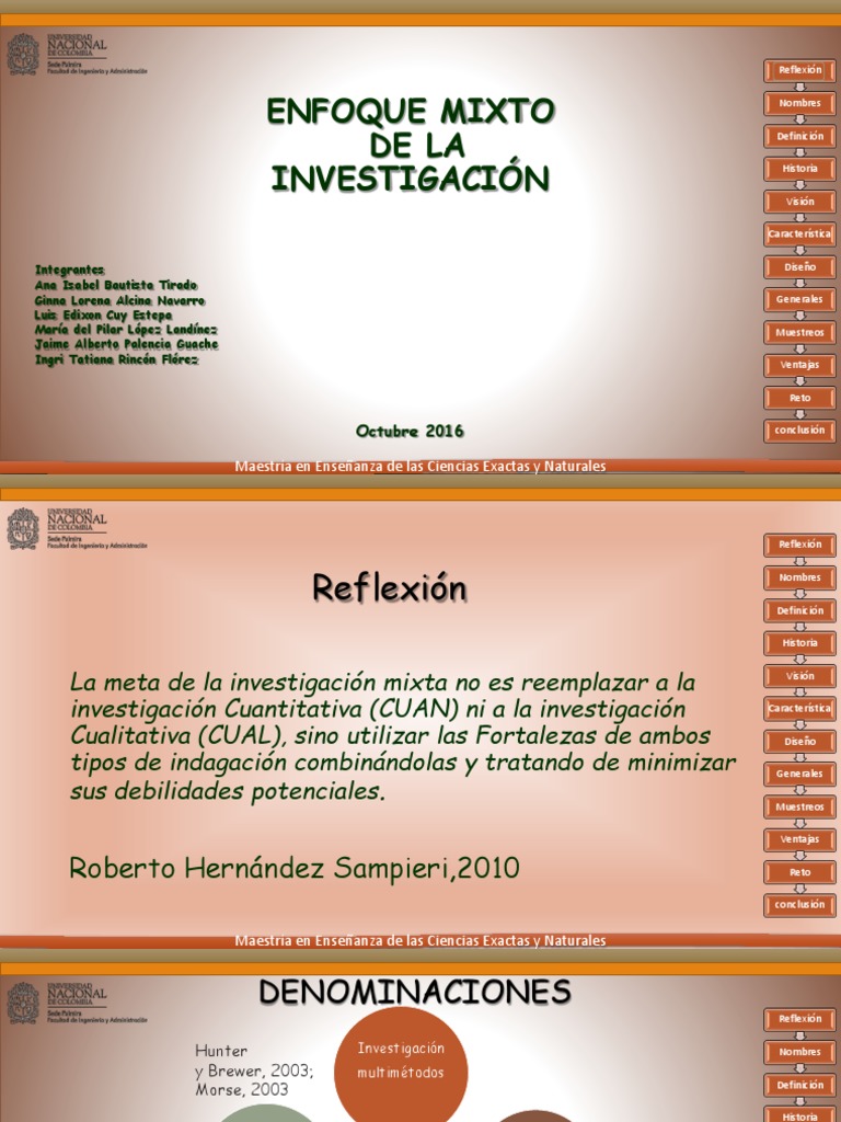 Enfoque Mixto de La Investigación | PDF | Science | Evolución