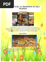 Mga Karaniwang Tradisyon NG Mga Pilipino | PDF
