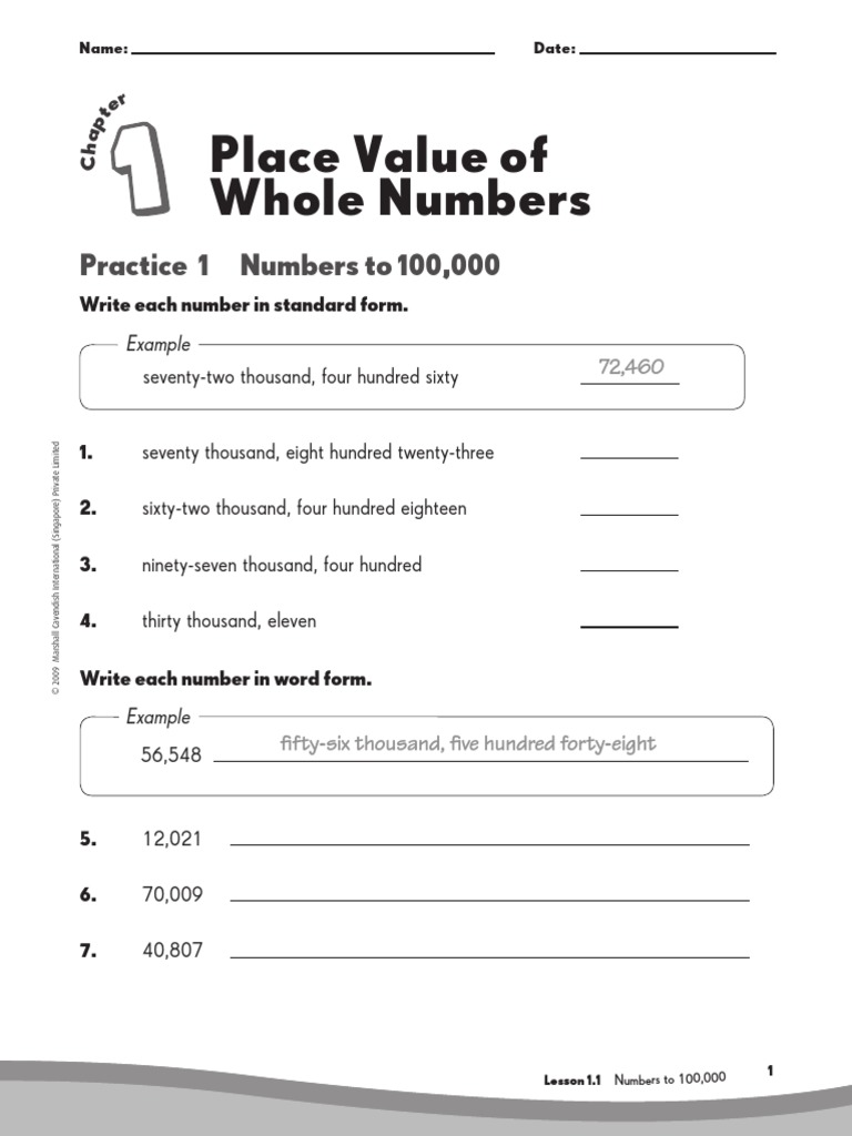 Ejercicio de Matemáticas Inglés 4A | PDF | Subtraction | Numbers