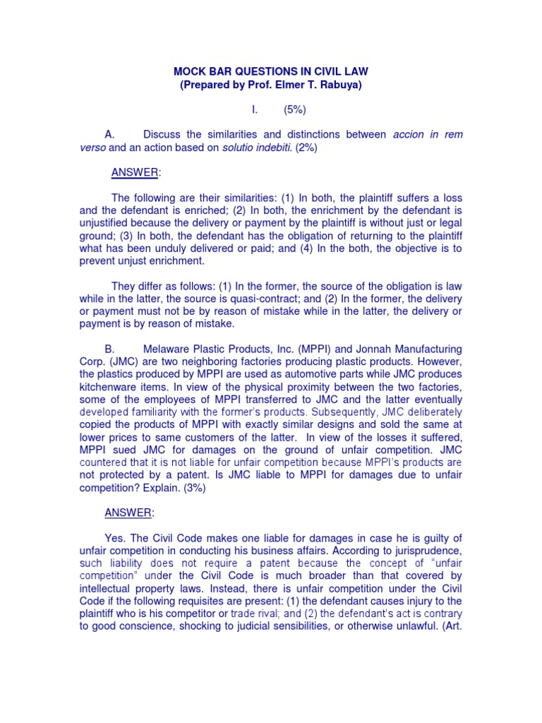 Bar Reviewer 2018 | PDF | Probate | Marriage