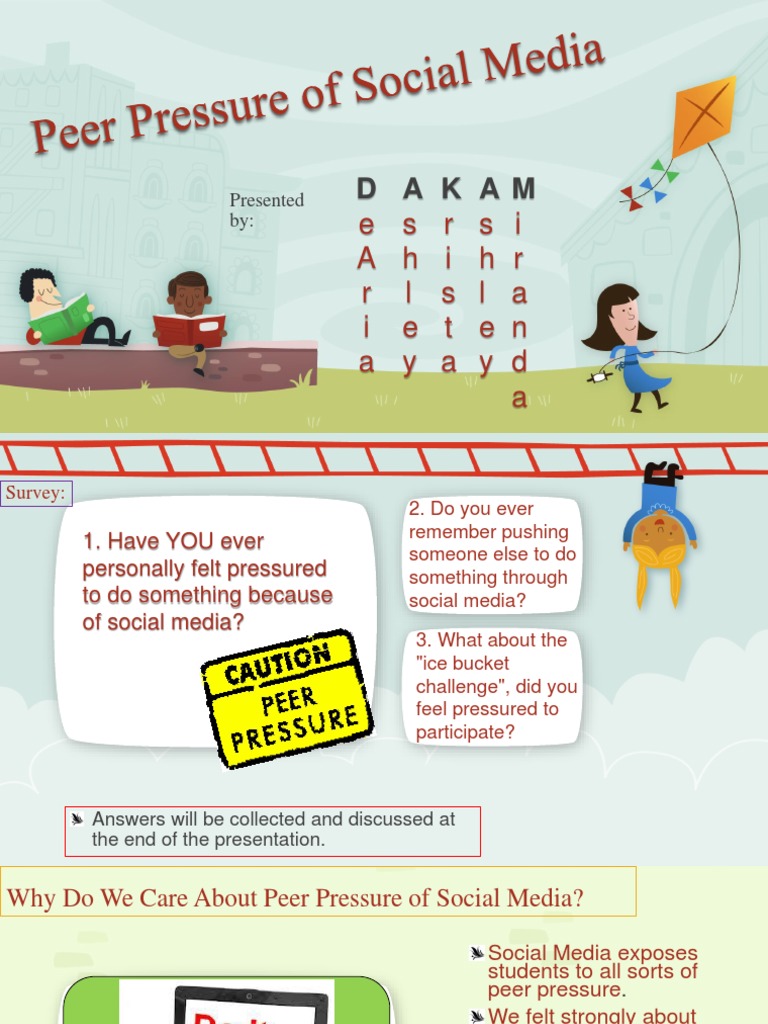 peer pressure of social media | Digital & Social Media | Social Media