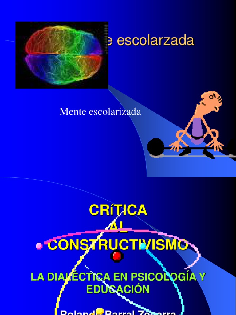 Críticas al Constructivismo en Educación | PDF | Constructivismo ...