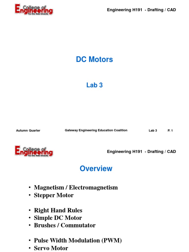Motors Lab | PDF | Electric Motor | Magnetism