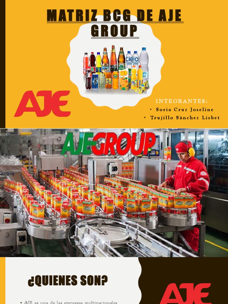 Aje Group | PDF | Producto (Negocio) | Mercado (economía)