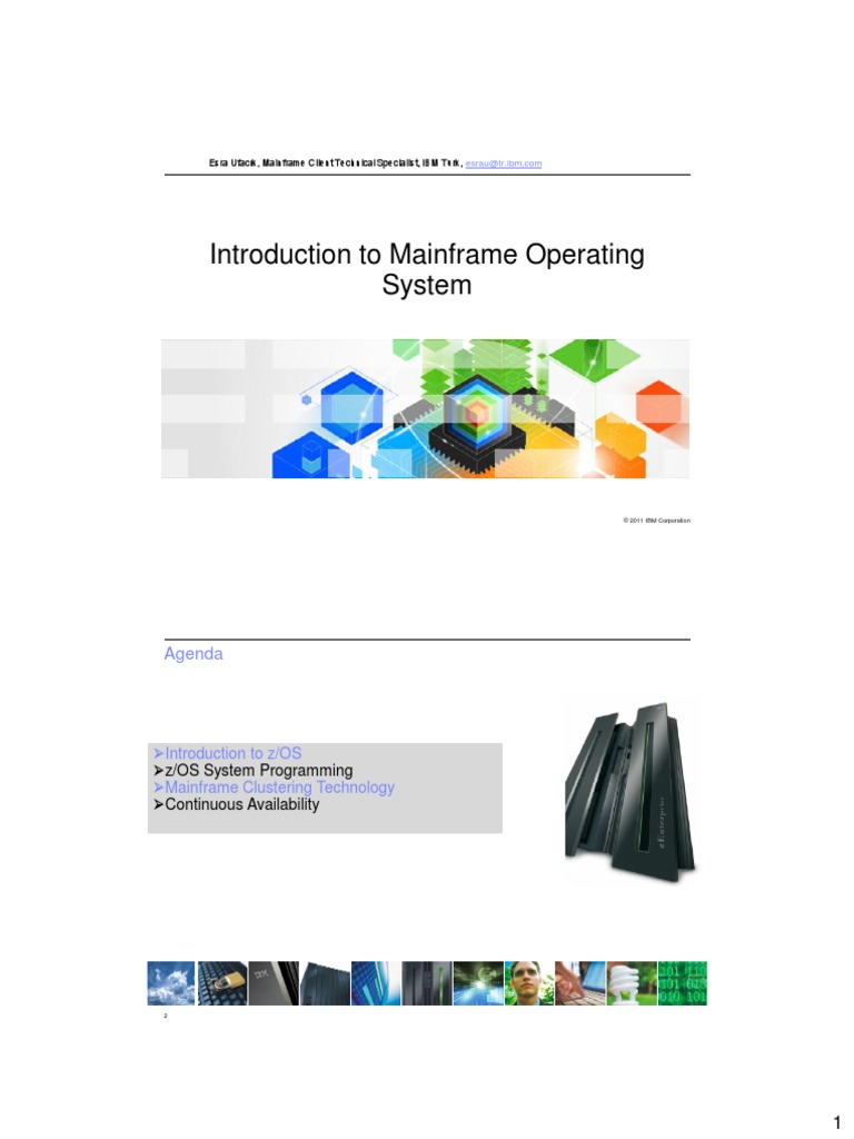 Introduction To Mainframe Operating System PDF | PDF | Mainframe ...