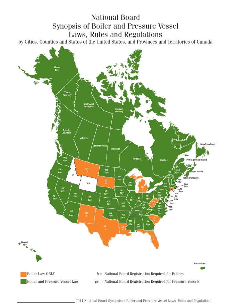 National Board Synopsis of Boiler and Pressure Vessel | PDF | Provinces ...