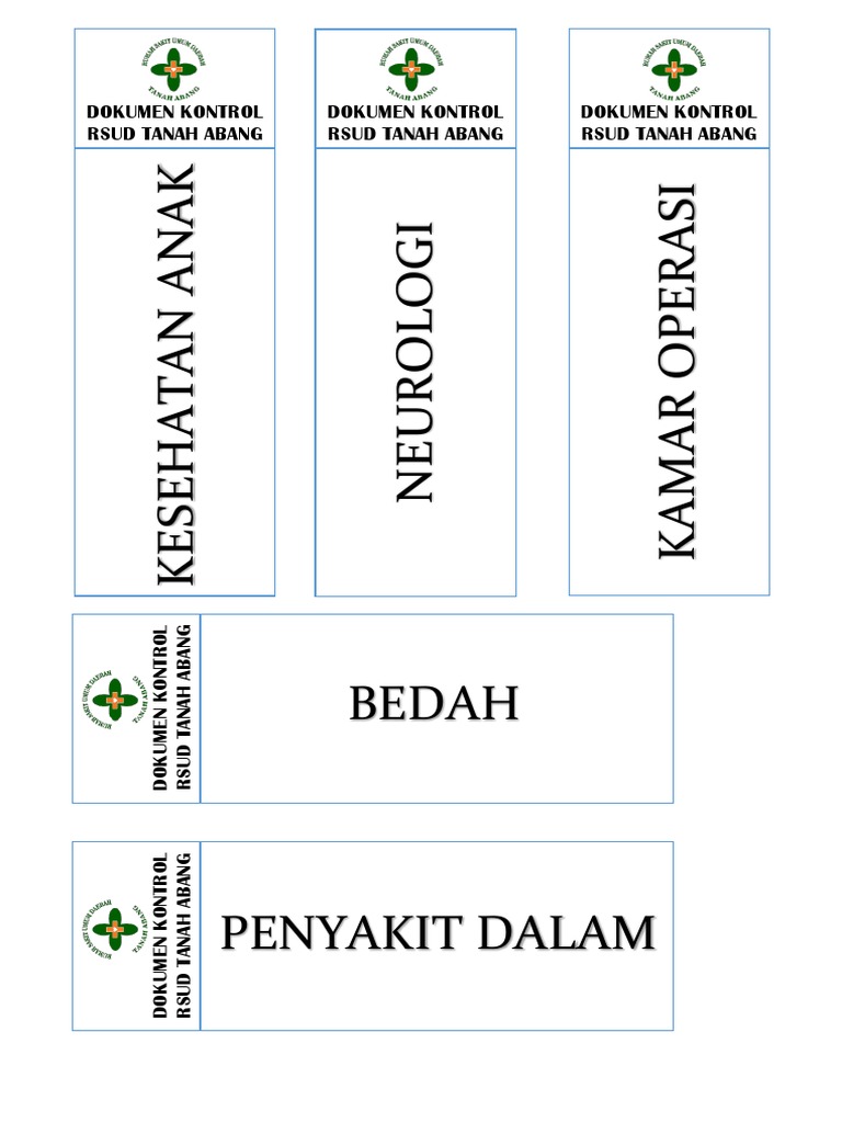Format Label Dokumen Kontrol | PDF