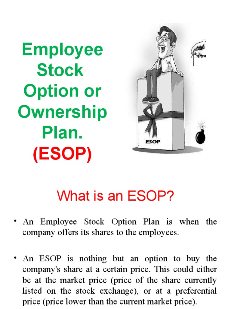 Employee Stock Option or Ownership Plan.: (ESOP) | PDF | Stocks ...